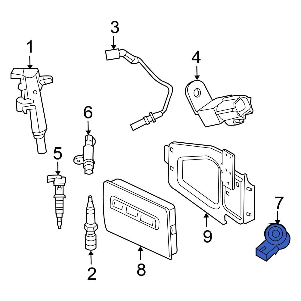 Ram OE 4606093AF - Ignition Knock (Detonation) Sensor