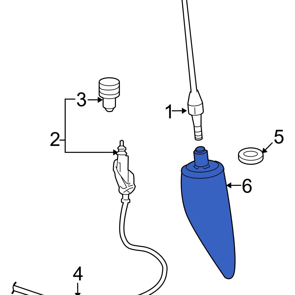Ram OE 5064395AF - Radio Antenna Base