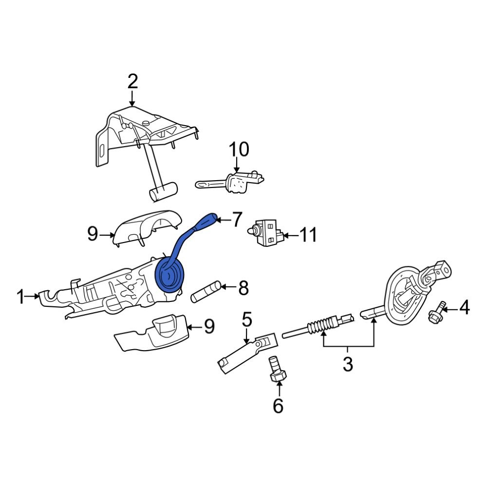 Ram OE 5057536AD - Automatic Transmission Shift Lever