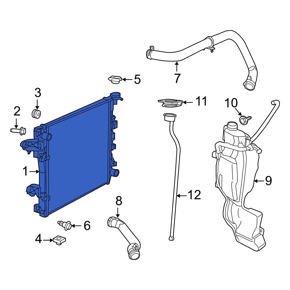 Ram OE 55056858AE - Radiator