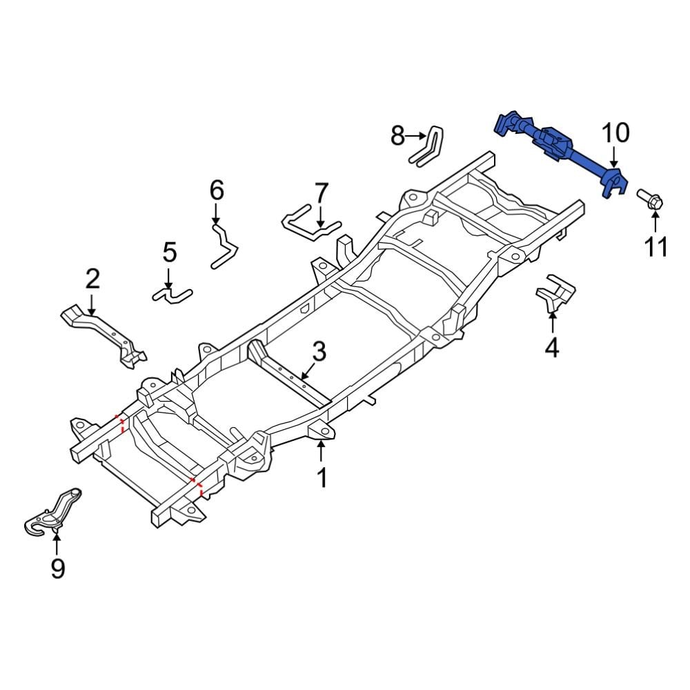 Ram OE 55398273AD - Trailer Hitch