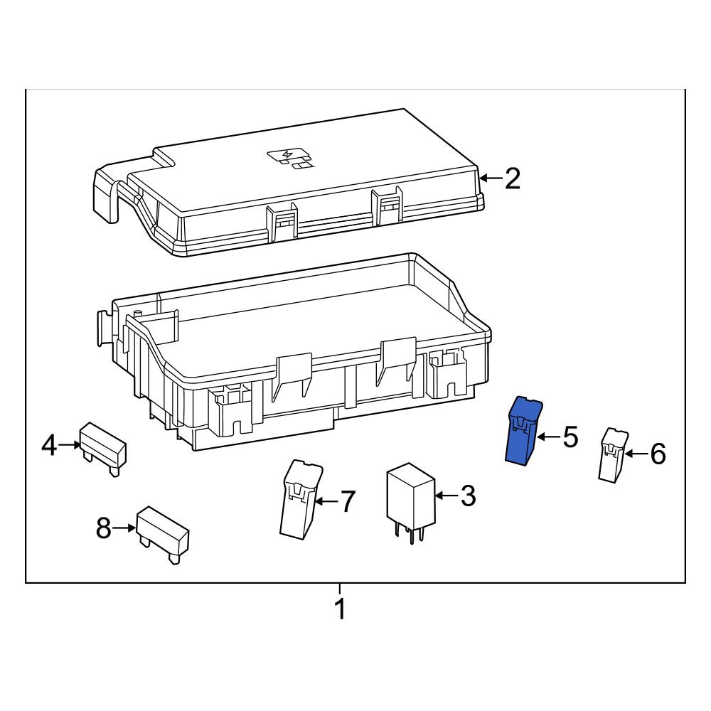 Ram OE 68202896AB - Multi-Purpose Fuse