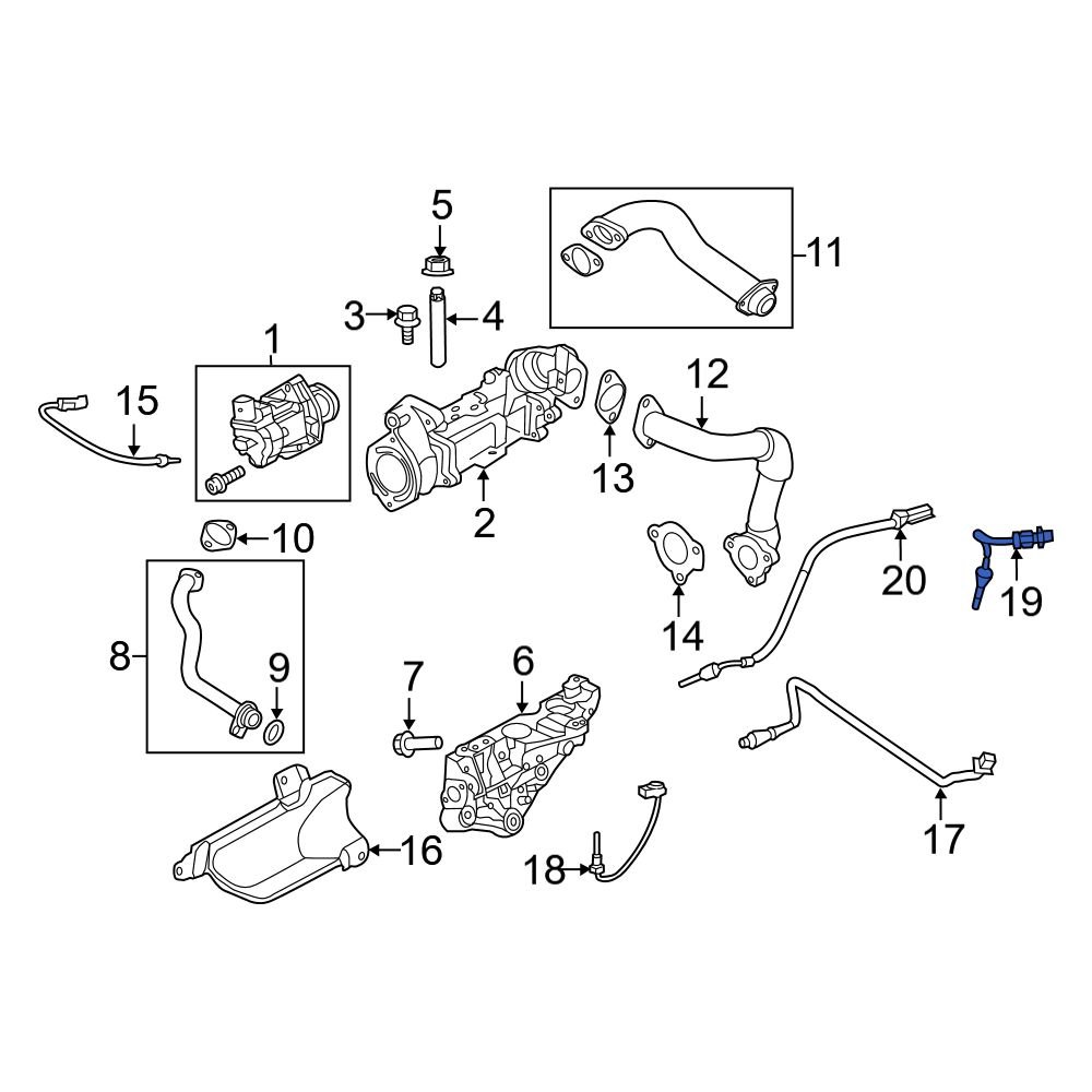 Ram OE 68171190AC - Oxygen Sensor