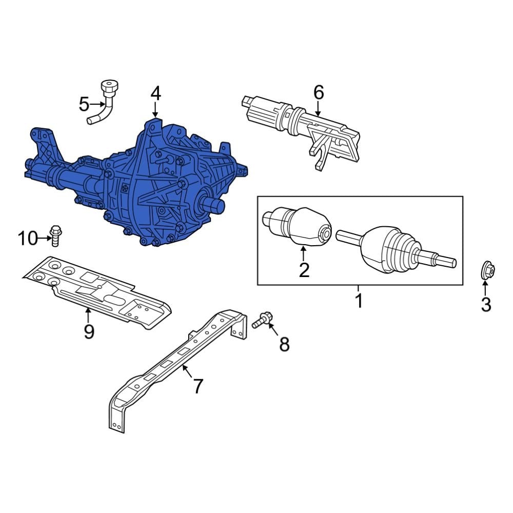 Ram OE 68257422AG - Front Differential