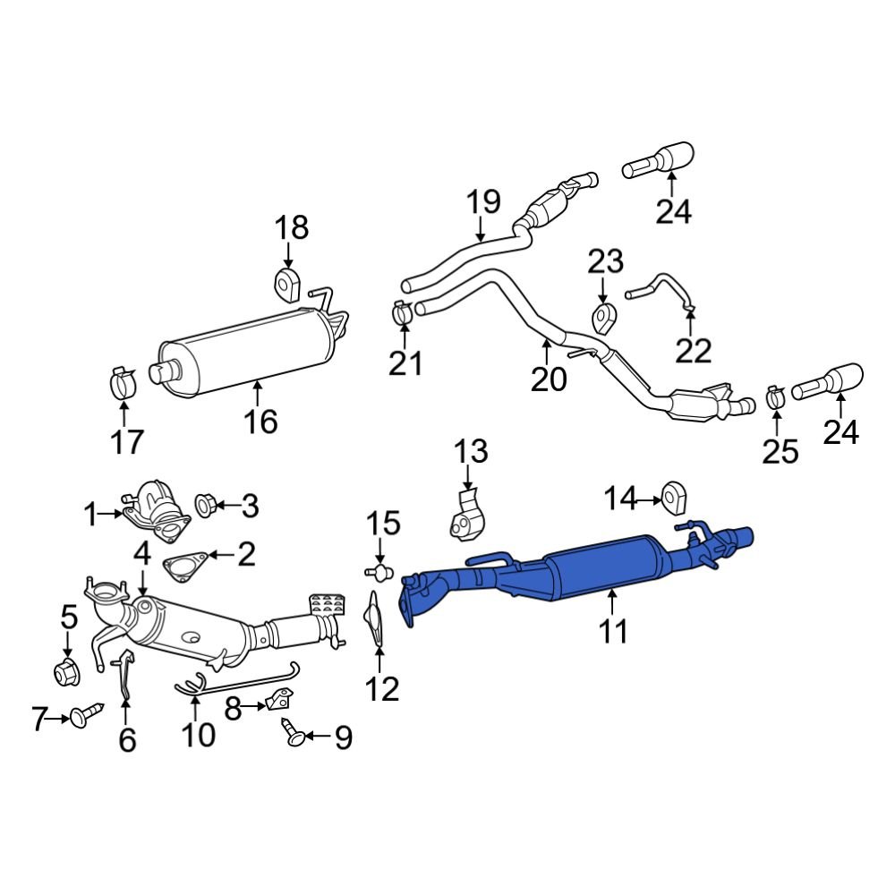 Ram OE 68417517AB - Catalytic Converter