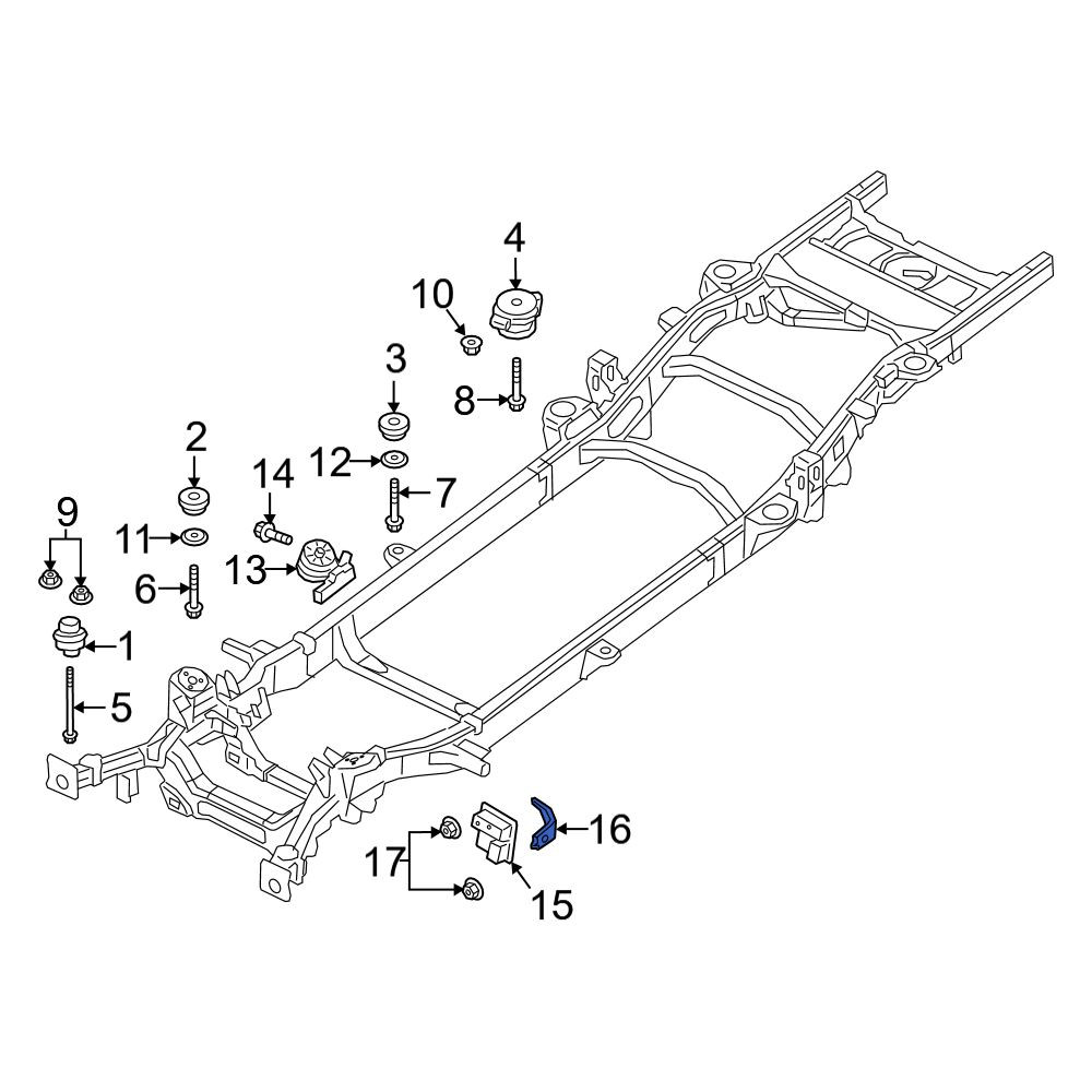 Ram OE 68332934AA - Body Control Module Bracket