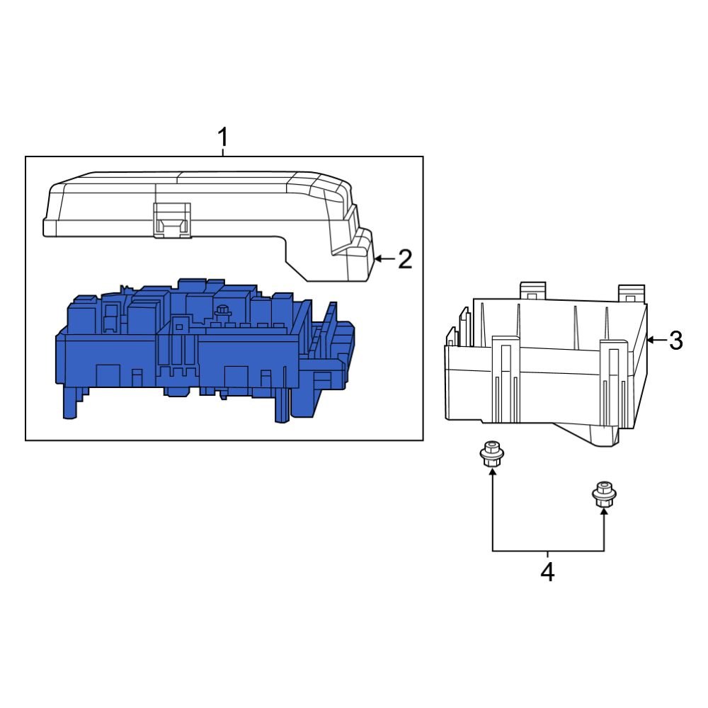 Ram OE 68529656AA - Fuse and Relay Center