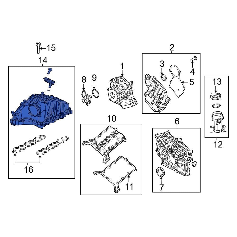 Ram OE 68490098AA - Engine Intake Manifold