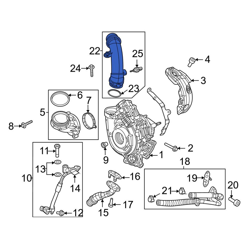 Ram OE 68490038AA - Intercooler Pipe