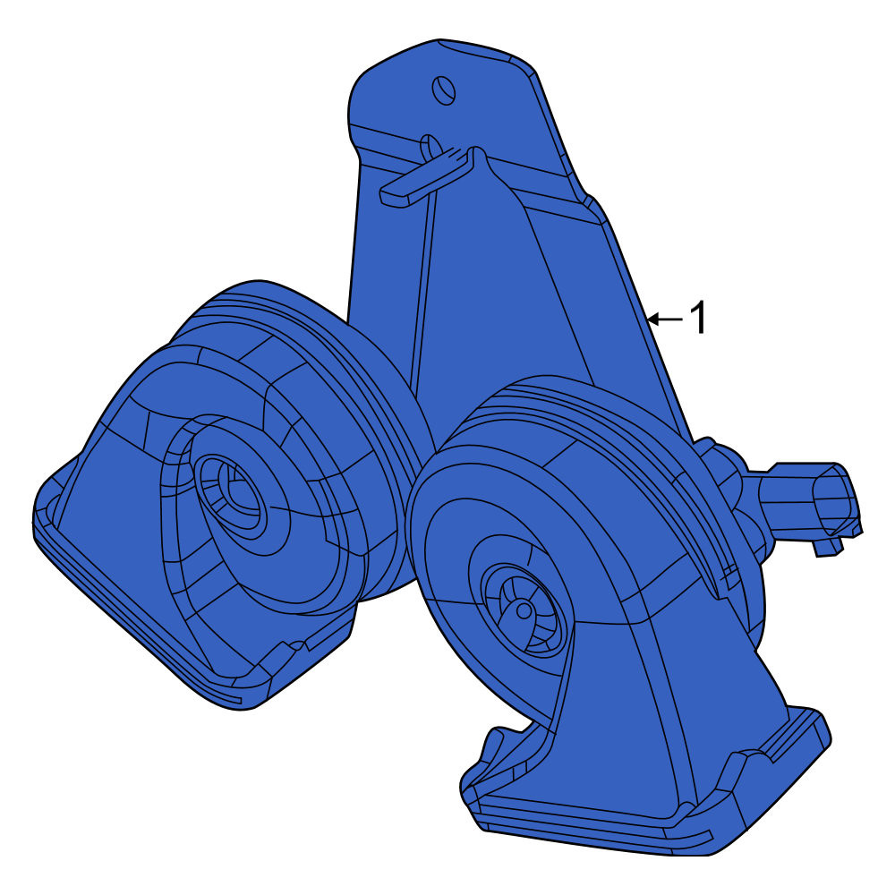 Ram OE 68290864AC - Horn