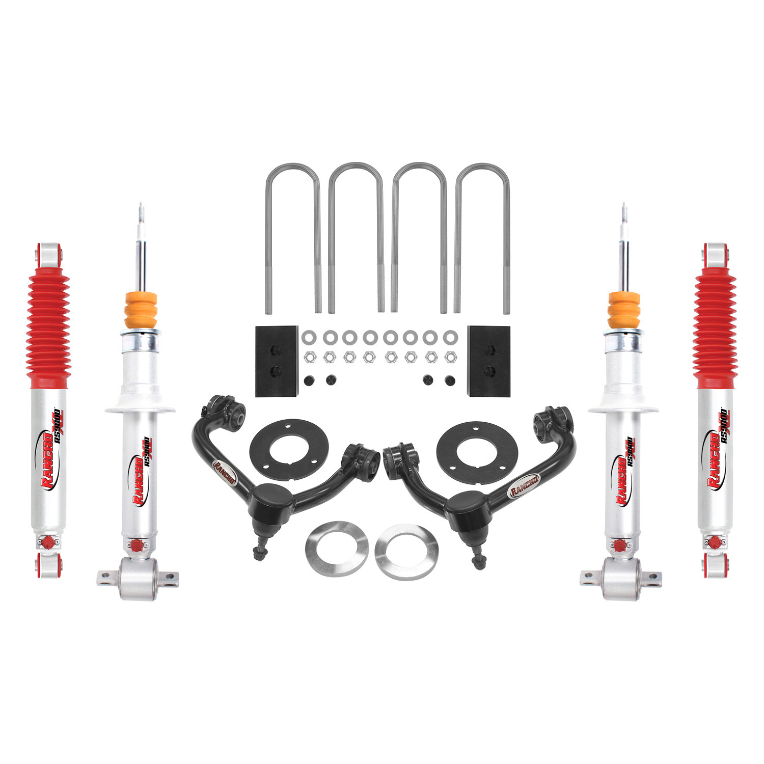 Rancho® RS66512R9K - 3" Front and Rear Suspension Lift Kit