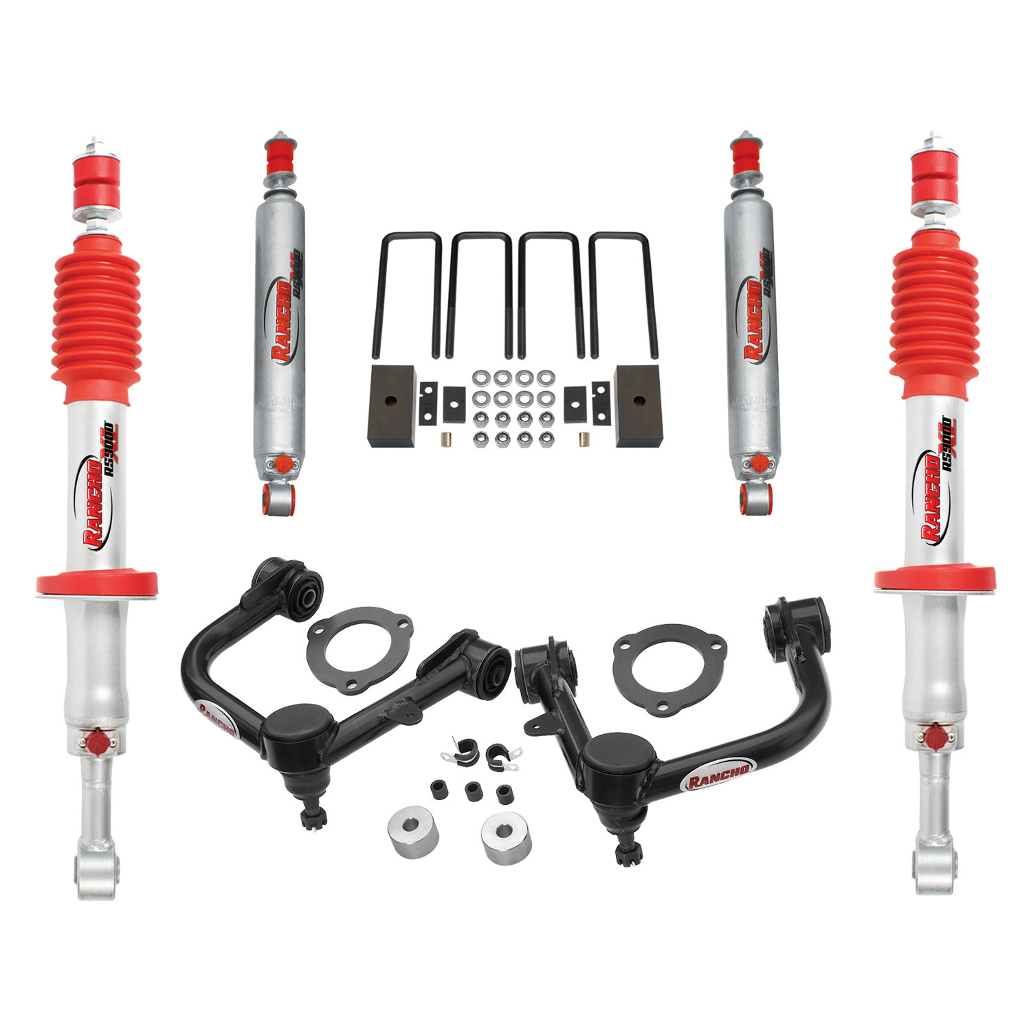 Rancho® RS66905R9K - 2.5" Front and Rear Suspension Lift Kit