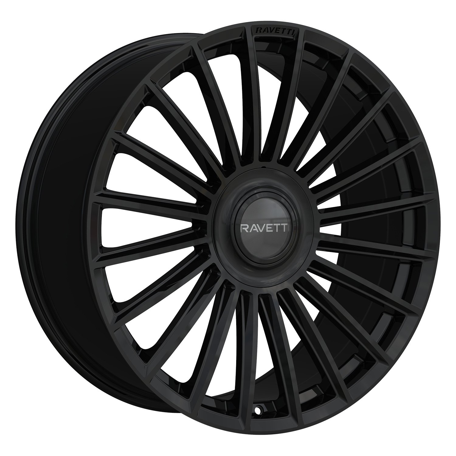 RAVETTI® M17 Wheels - Full Gloss Black Rims