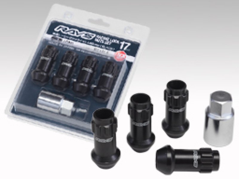 Rays® W17RN12150BL484LP - 17 Hex Racing Lock Nut Set