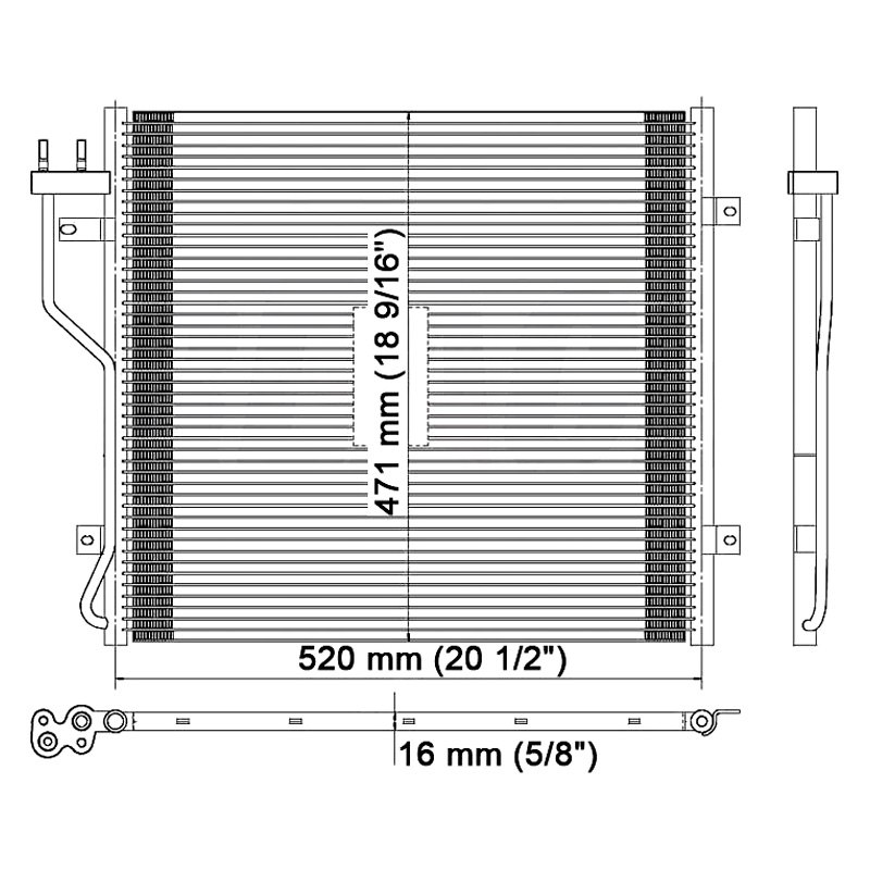 Reach Cooling® 31-3058 - A/C Condenser