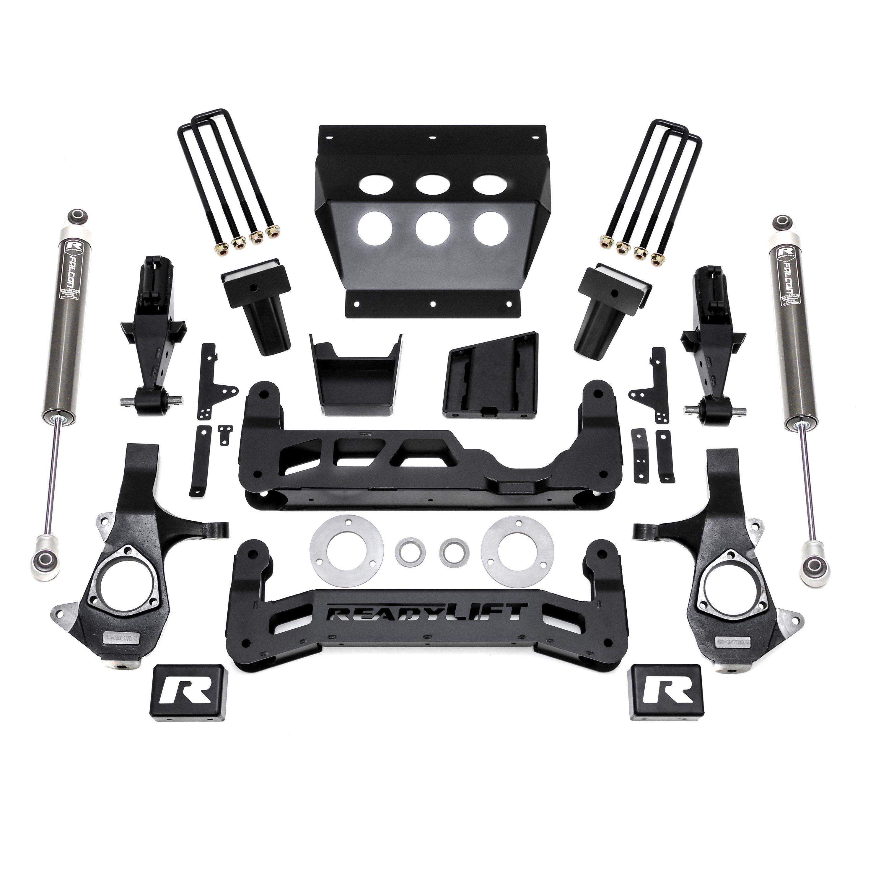 ReadyLIFT® 44-34710 - 7.0'' Front and Rear Complete Big Lift Kit