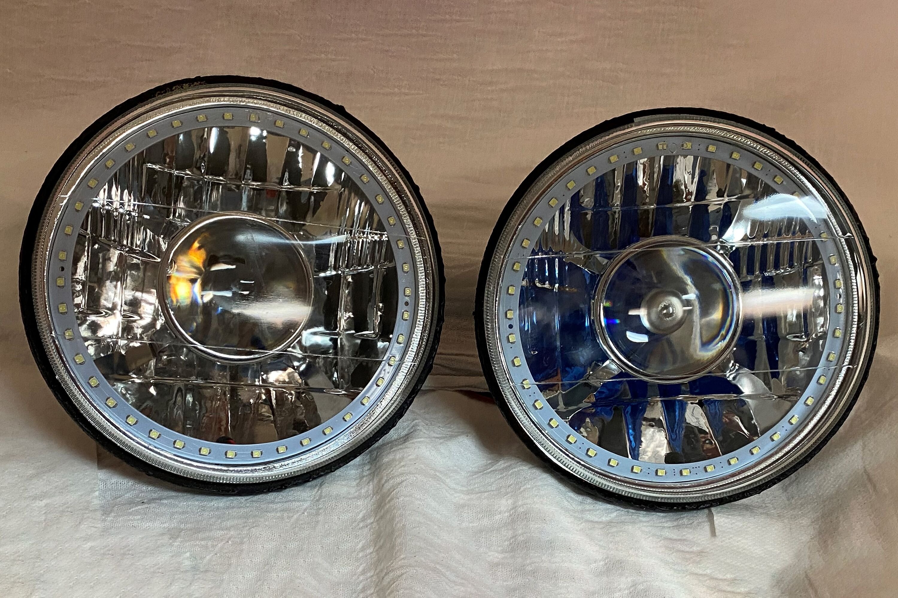 RedLine LumTronix® HH-040 - 7" Round Driver and Passenger Side Chrome ...