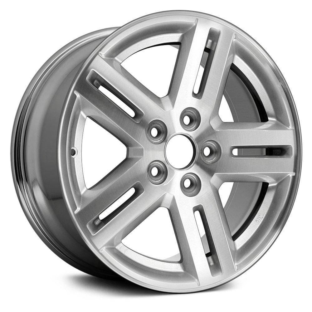 Replace® ALYCK055U85 - Double 5-Spoke Chrome 17x6.5 Alloy Factory Wheel ...