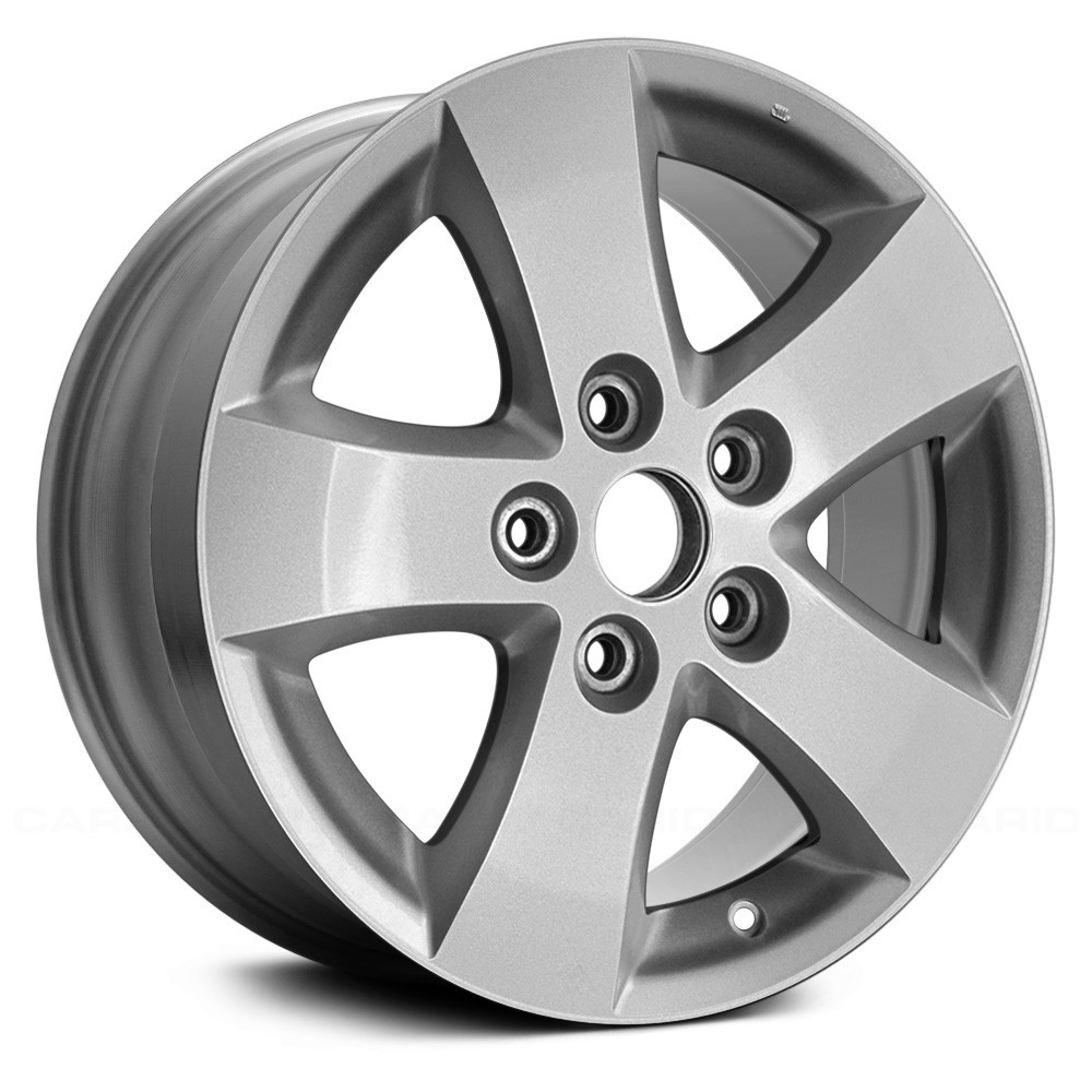 Replace® ALYCF098U10 - 5-Spoke Silver with Machined Face 16x6.5 Alloy ...