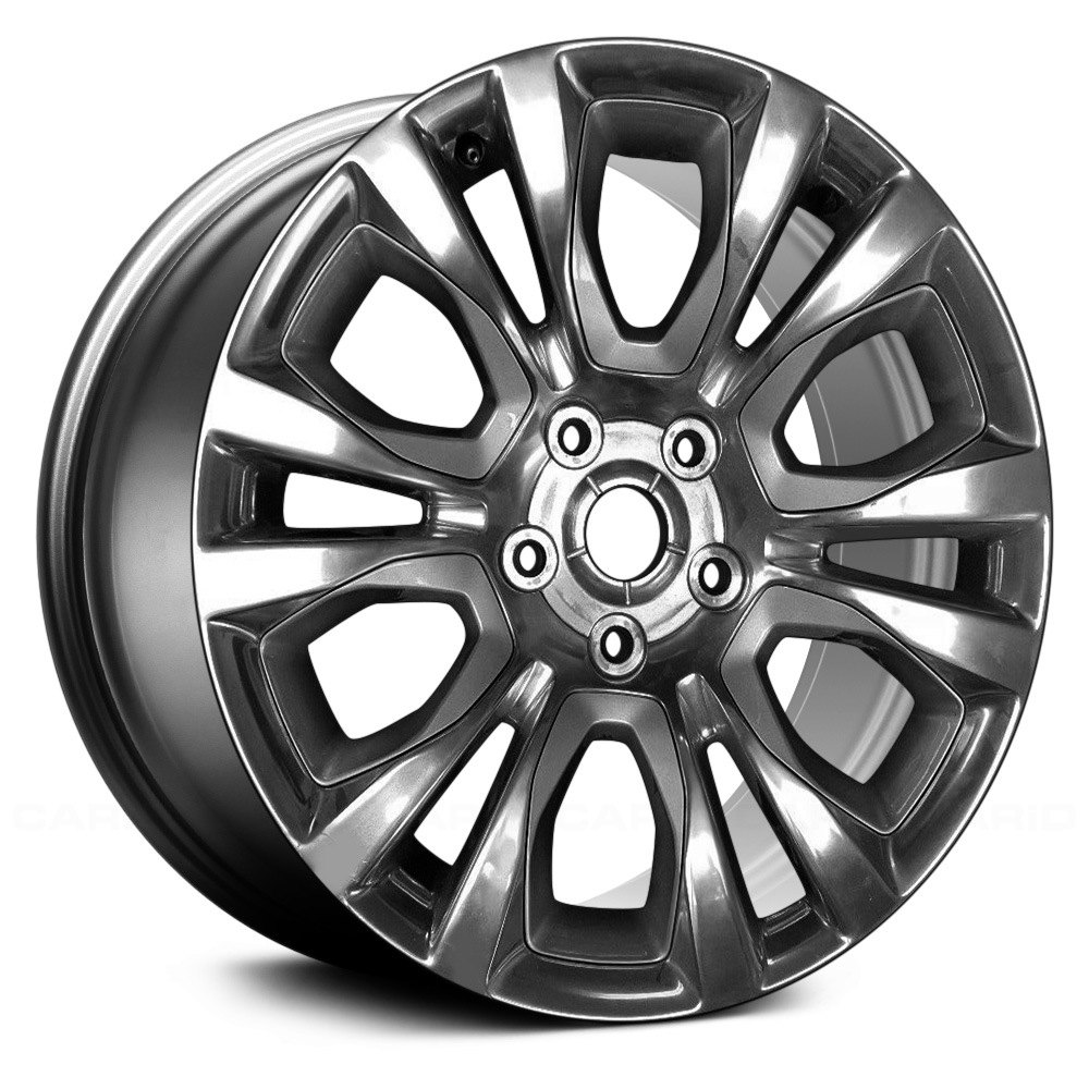 Replace® ALYCL039U78 - 6 V-Spoke Smoked Silver 20x9 Alloy Factory Wheel ...