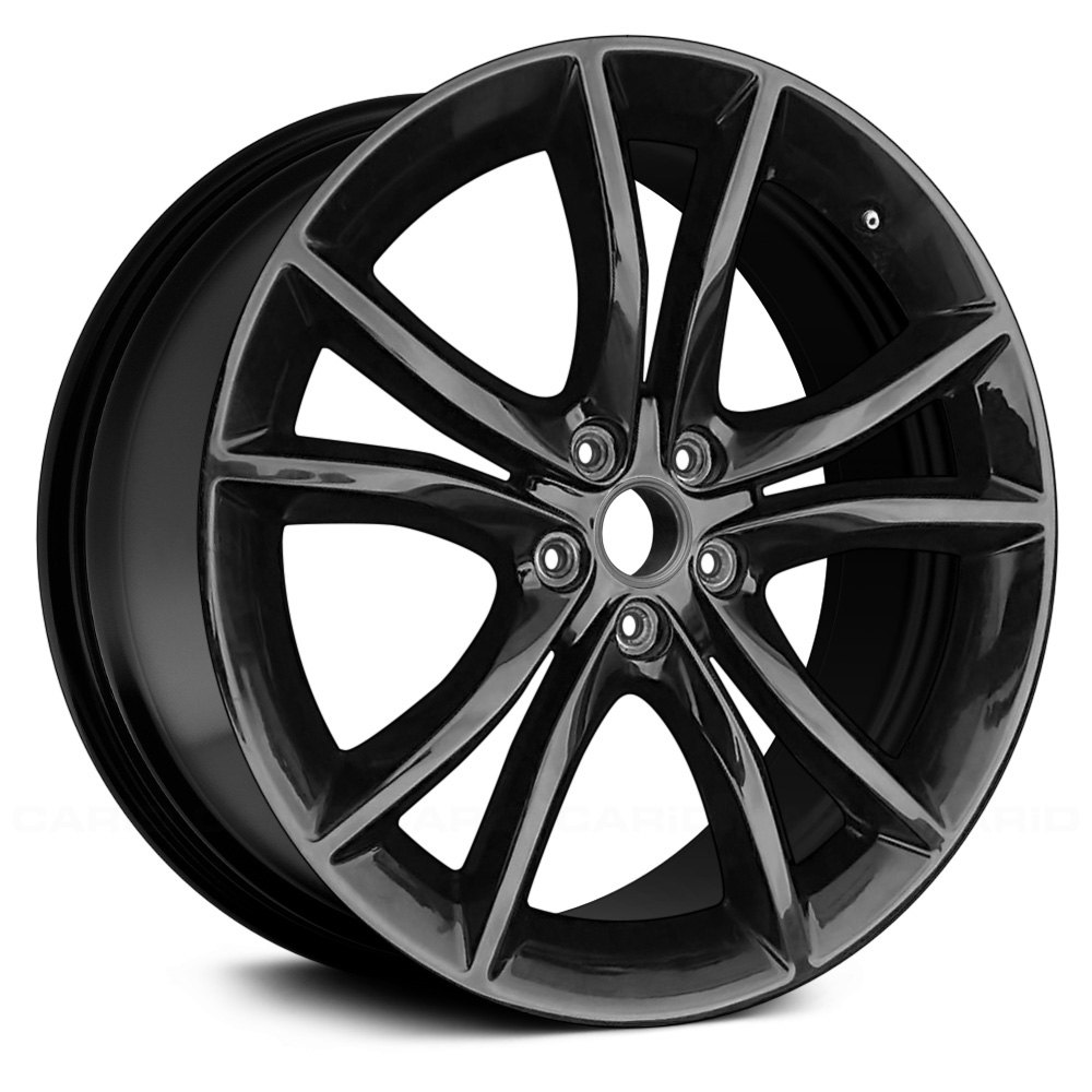 Replace® ALYCM073U45 - 5 V-Spoke Black 20x8 Alloy Factory Wheel ...