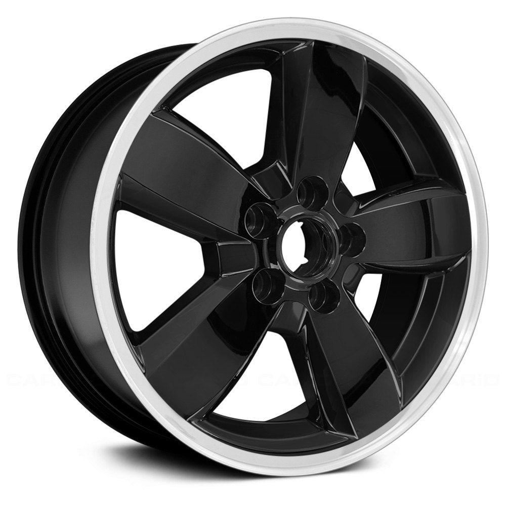 Replace® ALYFI055U45 - 5-Spoke Black 17x7 Alloy Factory Wheel ...