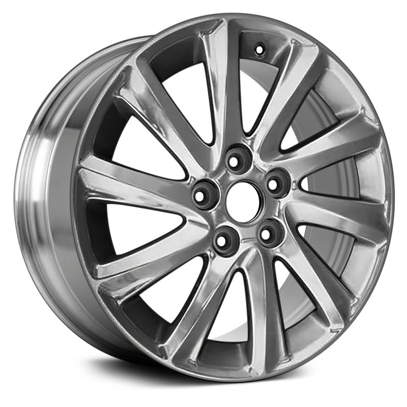 Replace® ALYGB091U80 - 10 Turbine-Spoke Polished 18x7.5 Alloy Factory ...