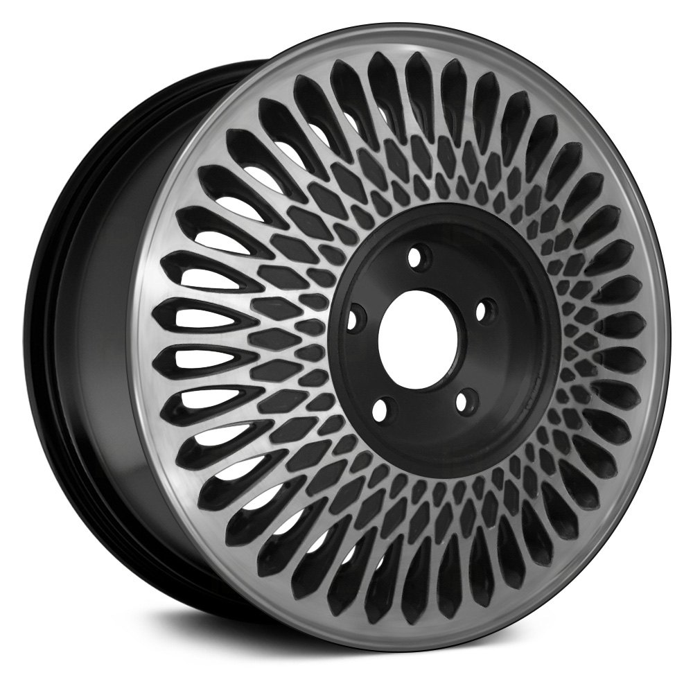 Replace® ALYGL026U45 - 40 Spider-Spoke Black with Machined Accents 15x6 ...