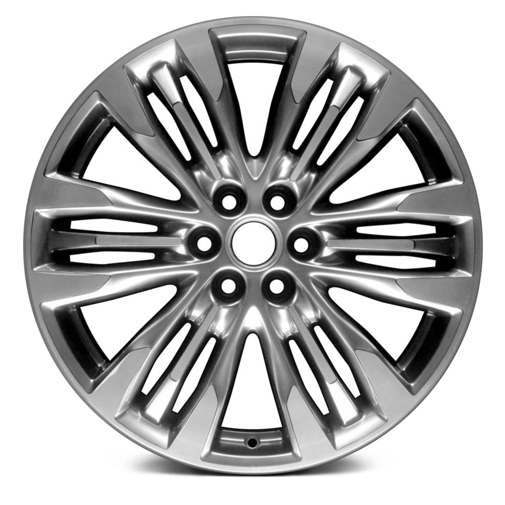 Replace® ALYGN043U78 - 6 W-Spoke Smoked Silver 20x8 Alloy Factory Wheel ...