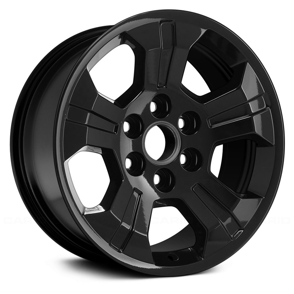 Replace® ALYGQ022U45 - 5-Spoke Black 18x8.5 Alloy Factory Wheel ...
