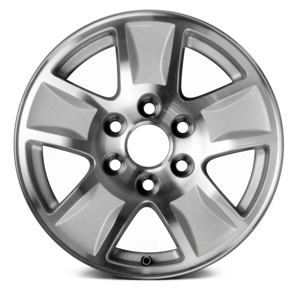 Replace® ALYGQ025U10 - 5-Spoke Machined and Sparkle Silver 17x8 Alloy ...