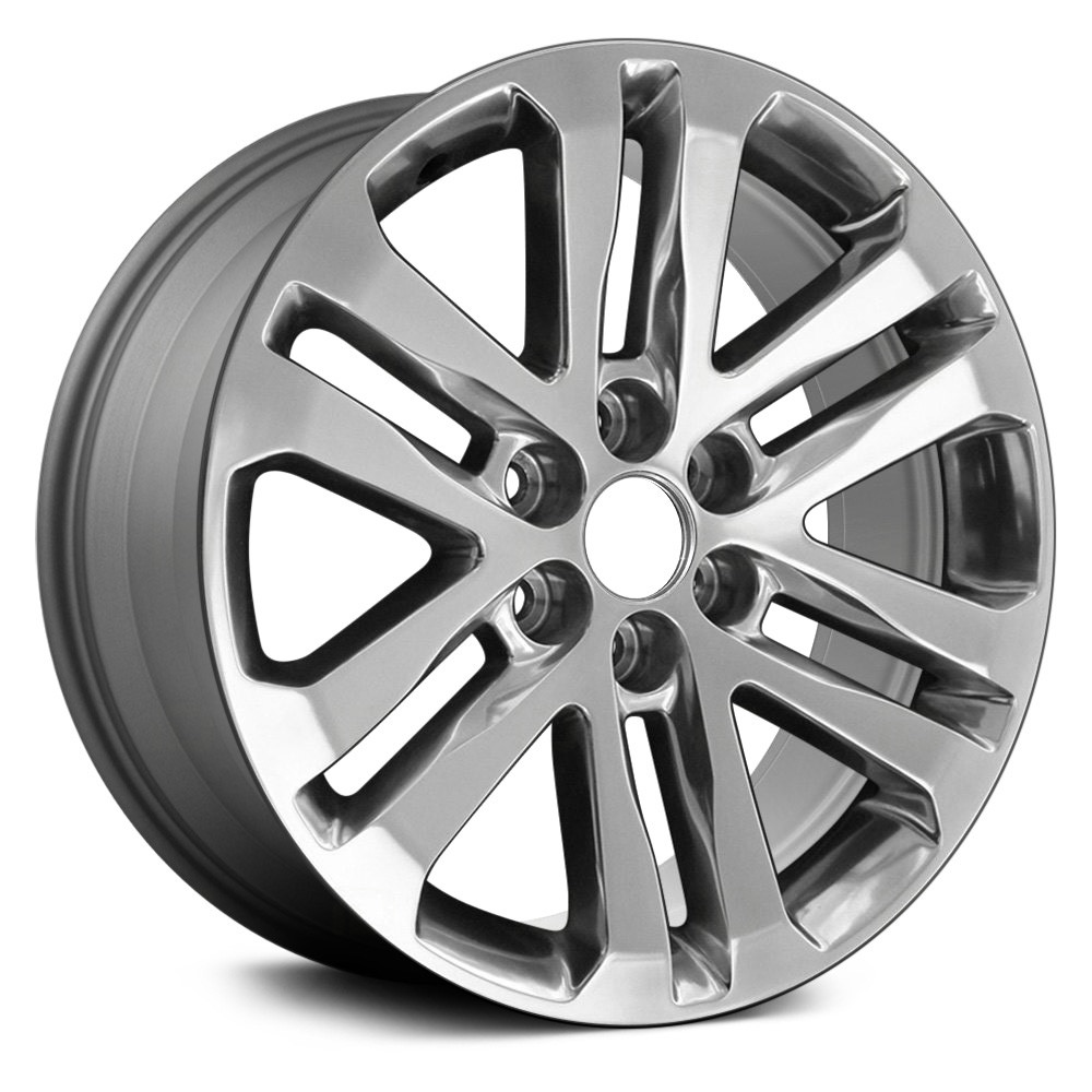 Replace® ALYGN095A35 - 6 V-Spoke Machined and Medium Charcoal Metallic ...