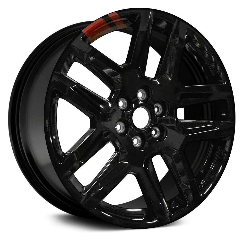 Replace® ALYGT041U45 - 5 V-Spoke Medium Silver Metallic 17x7.5 Alloy ...