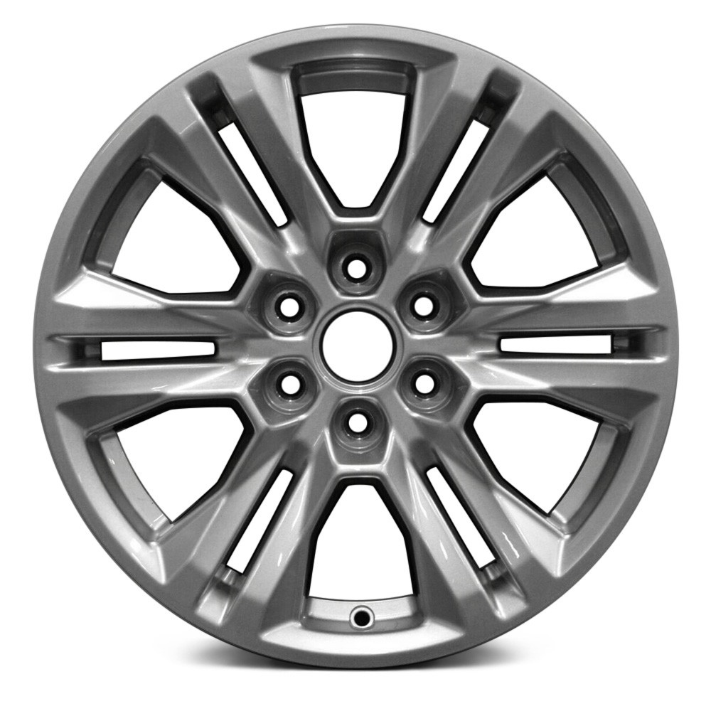 Replace® ALYGN097U20 - 6 Double I-Spoke Silver 17x8 Alloy Factory Wheel ...