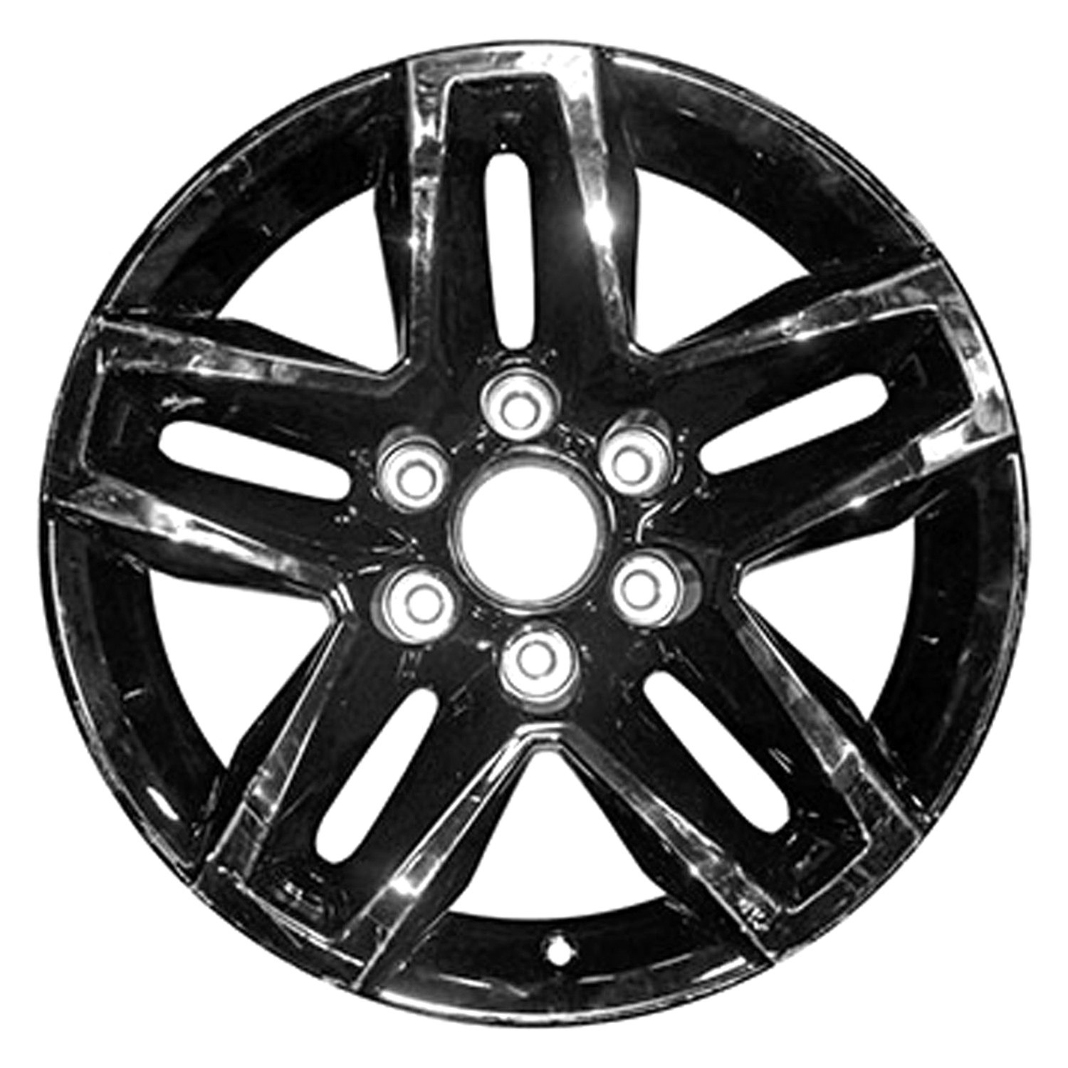 Replace® ALYGT038U45N - Double 5-Spoke Painted Gloss Black 18x8.5 Alloy ...