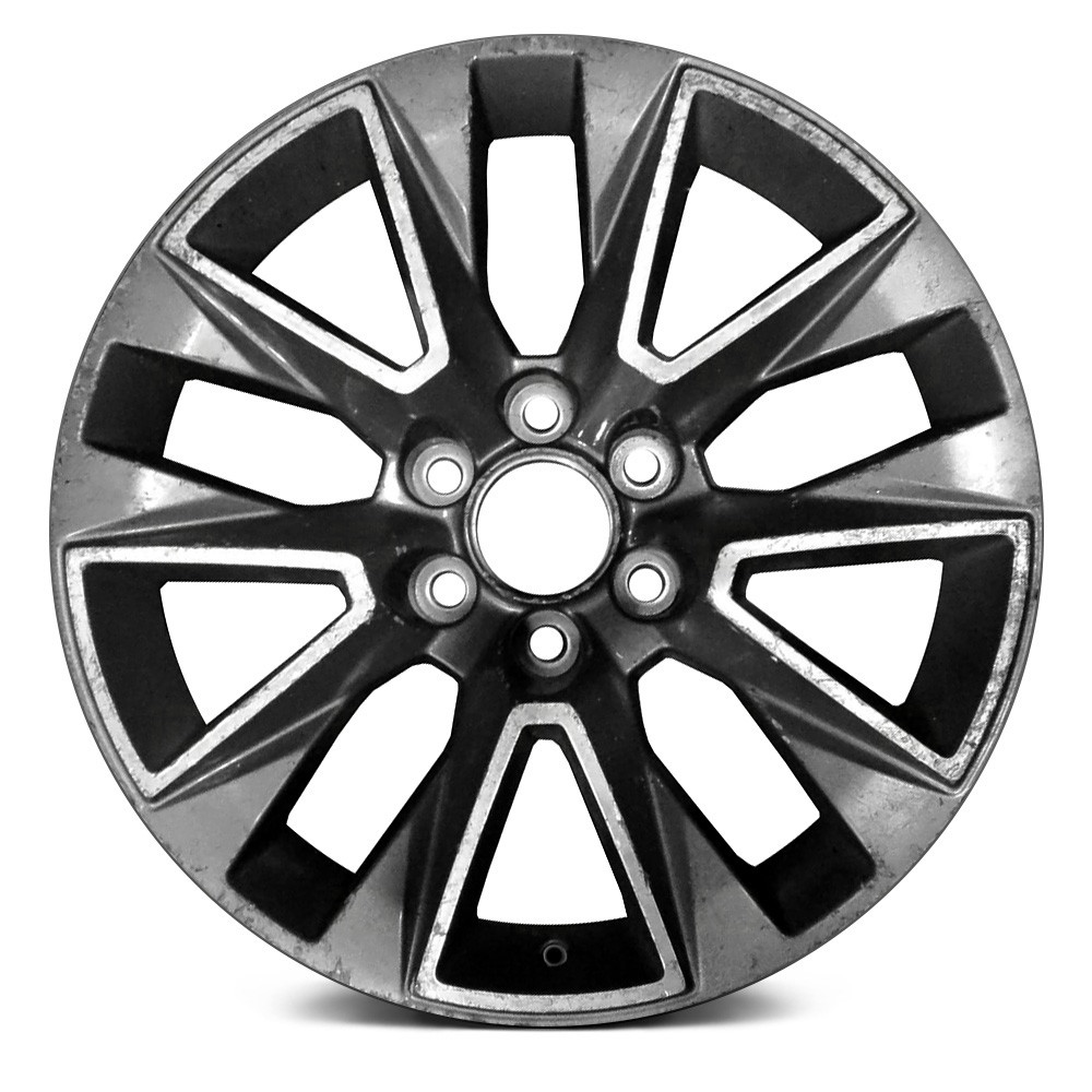 Replace® ALYGT076U30 - Double 5-Spoke Machined and Dark Charcoal ...