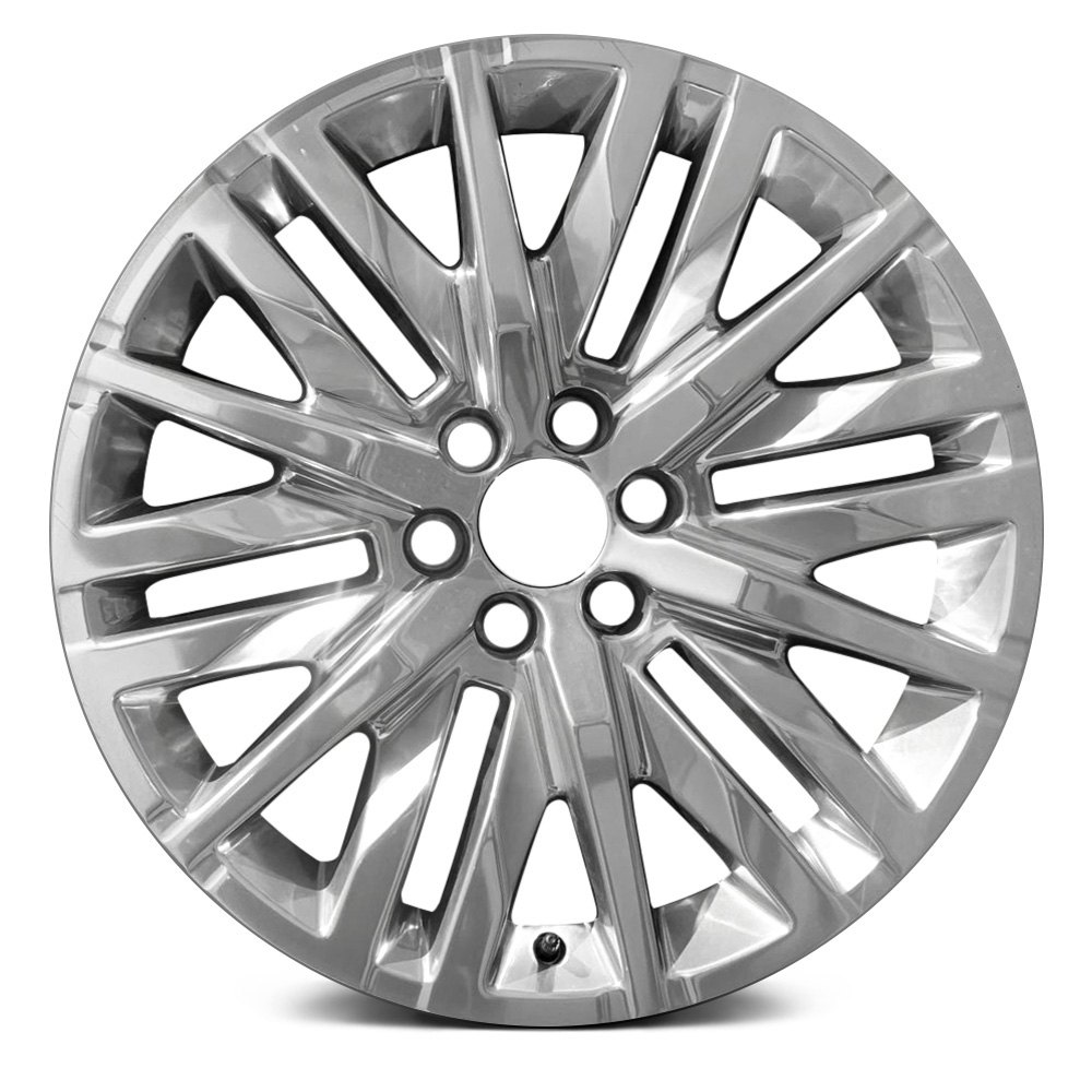 Replace® ALYGU010U80 - 6 W-Spoke All Polished 20x9 Alloy Factory Wheel ...