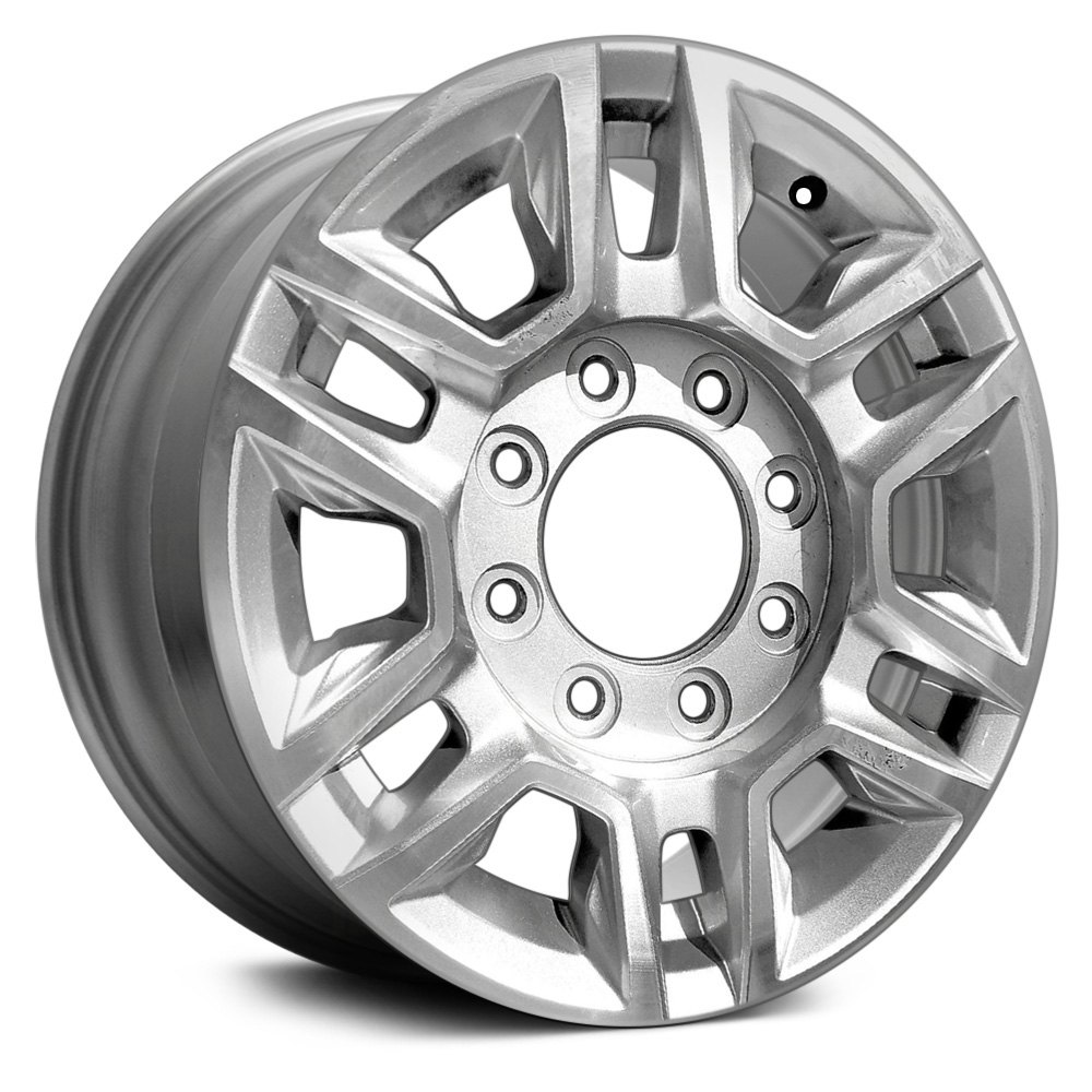 Replace® ALYGU071U10 - 12-Spoke Machined and Silver 17x7.5 Alloy ...