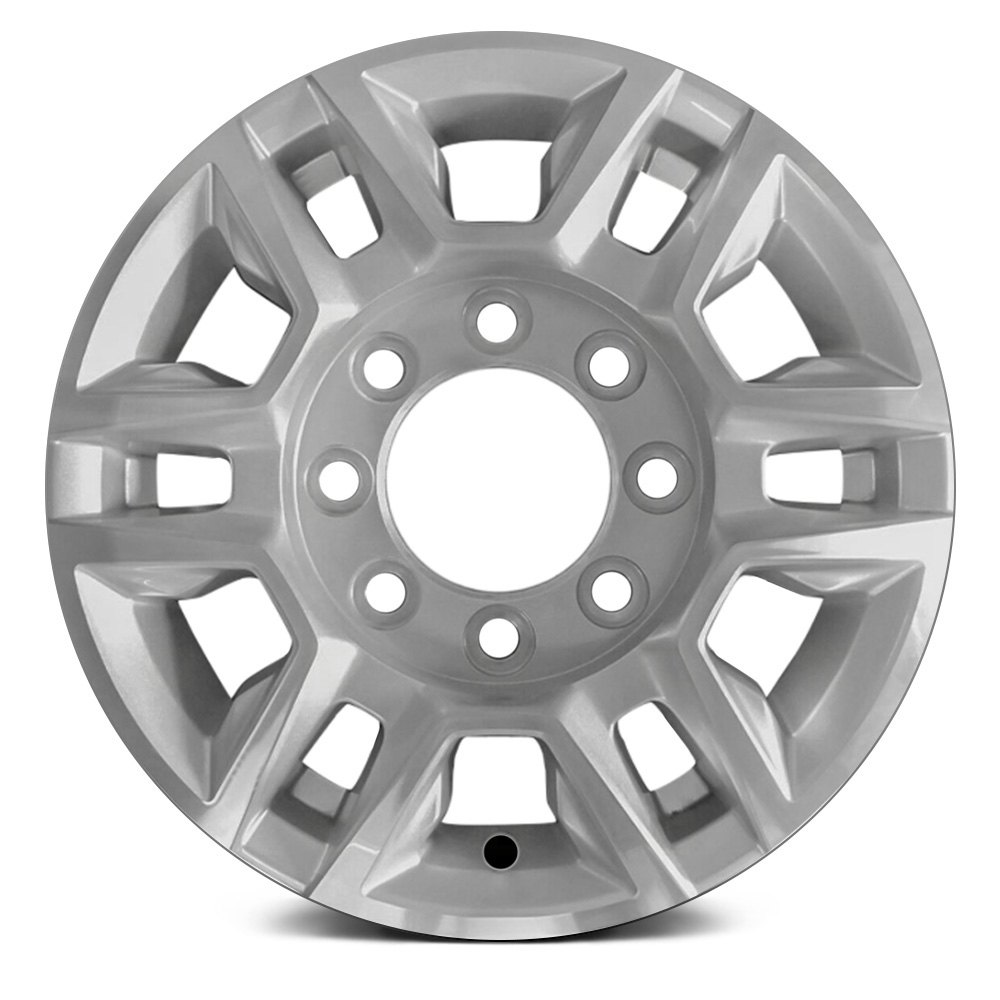 Replace® ALYGU071U10 - 12-Spoke Machined and Silver 17x7.5 Alloy ...
