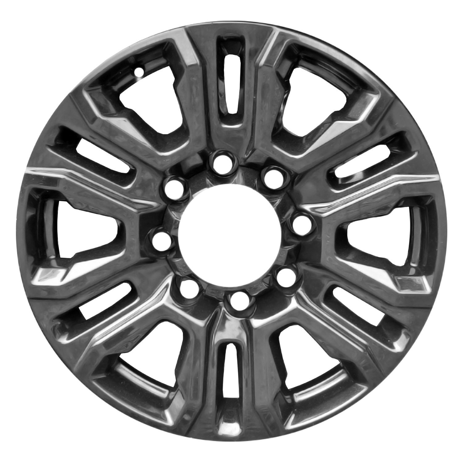 Replace® ALYGY069A45 - 6 Double-Spoke Painted Gloss Black 20x8.5 Alloy ...