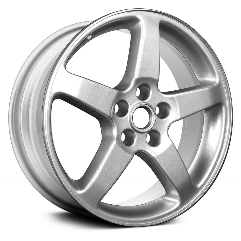 Replace® ALYGX055U20N - 5-Spoke Silver 17x7 Alloy Factory Wheel - Replica