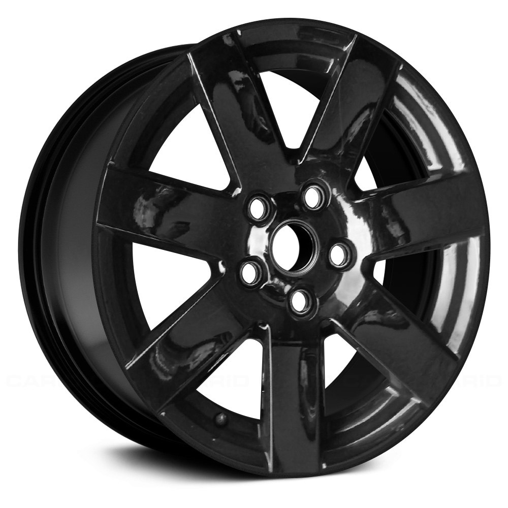 Replace® ALYJF015U45 - 7 I-Spoke Black 18x7.5 Alloy Factory Wheel ...