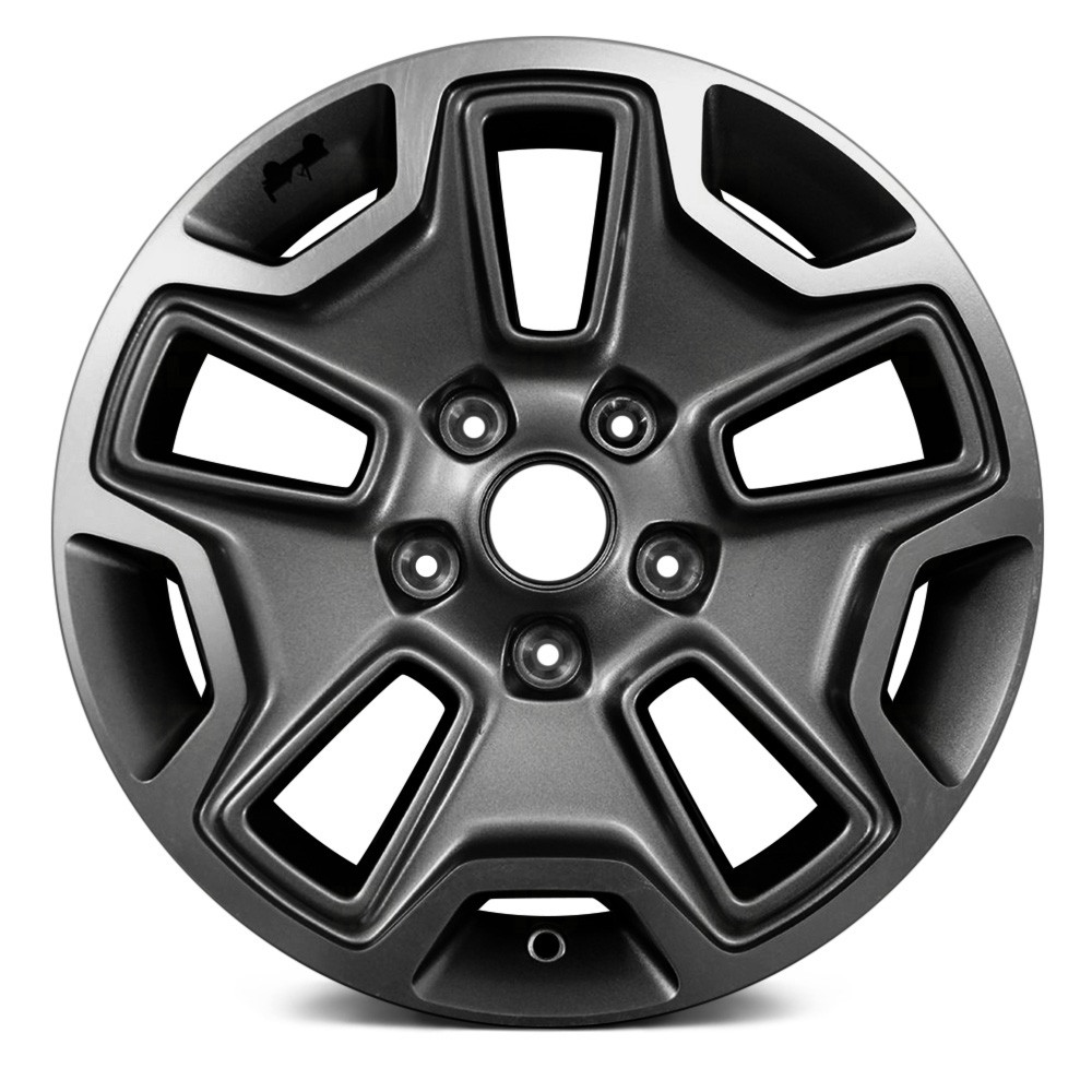 Replace® ALYJF018U47 - 5-Slot Gloss Black with Light Gray Jeep Sticker ...