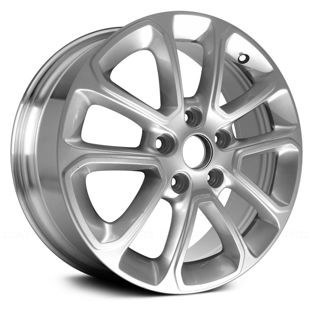 Replace® ALYJF023U90 - 5 V-Spoke Polished with Light Silver Metallic ...