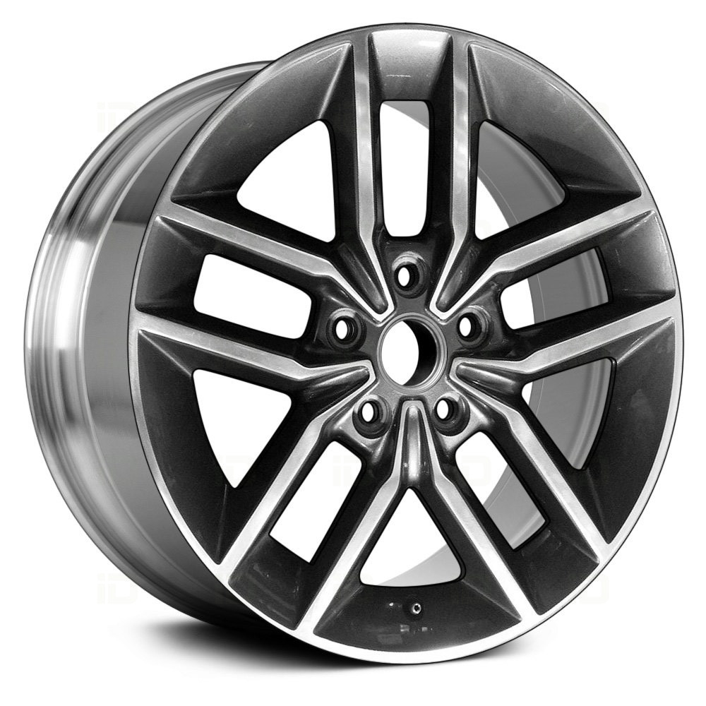 Replace® ALYJF059U90 - Double 5-Spoke Polished and Dark Charcoal ...