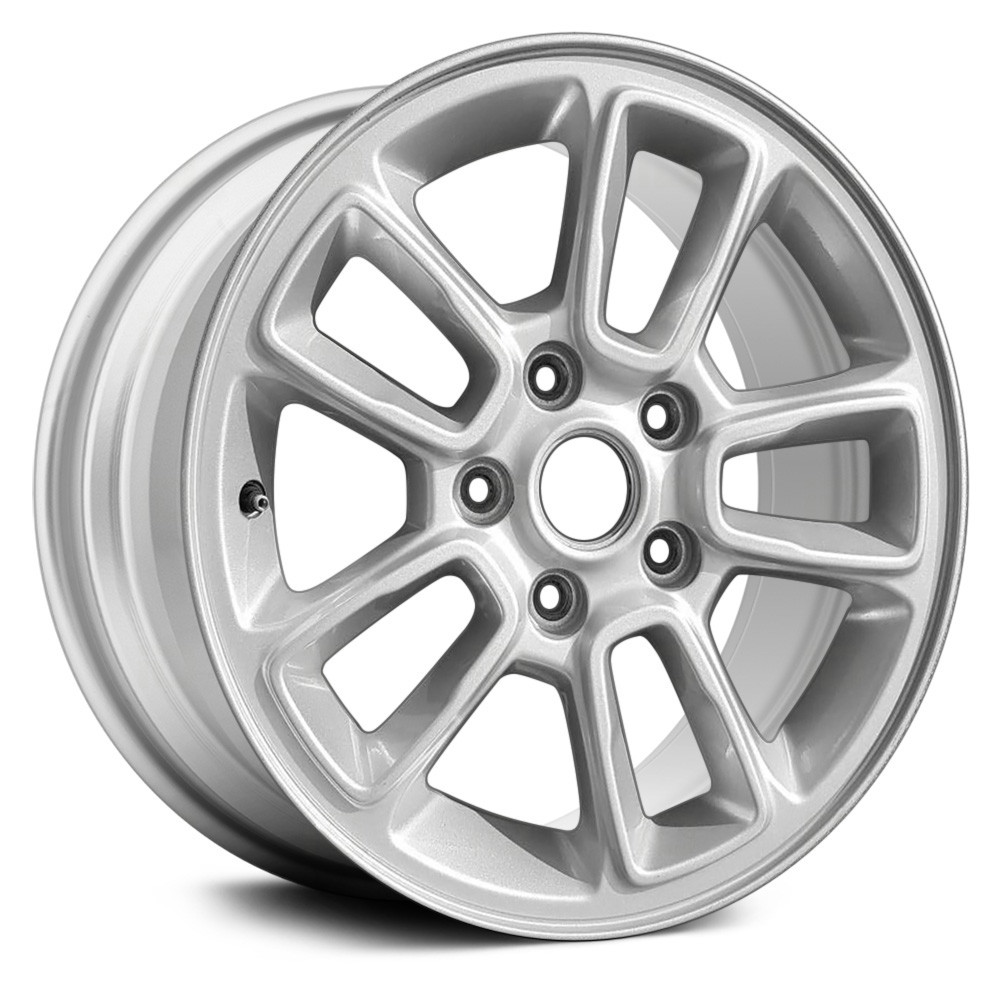 Replace® ALYJF076U20 - Double 5-Spoke Sparkle Silver 17x8 Alloy Factory ...