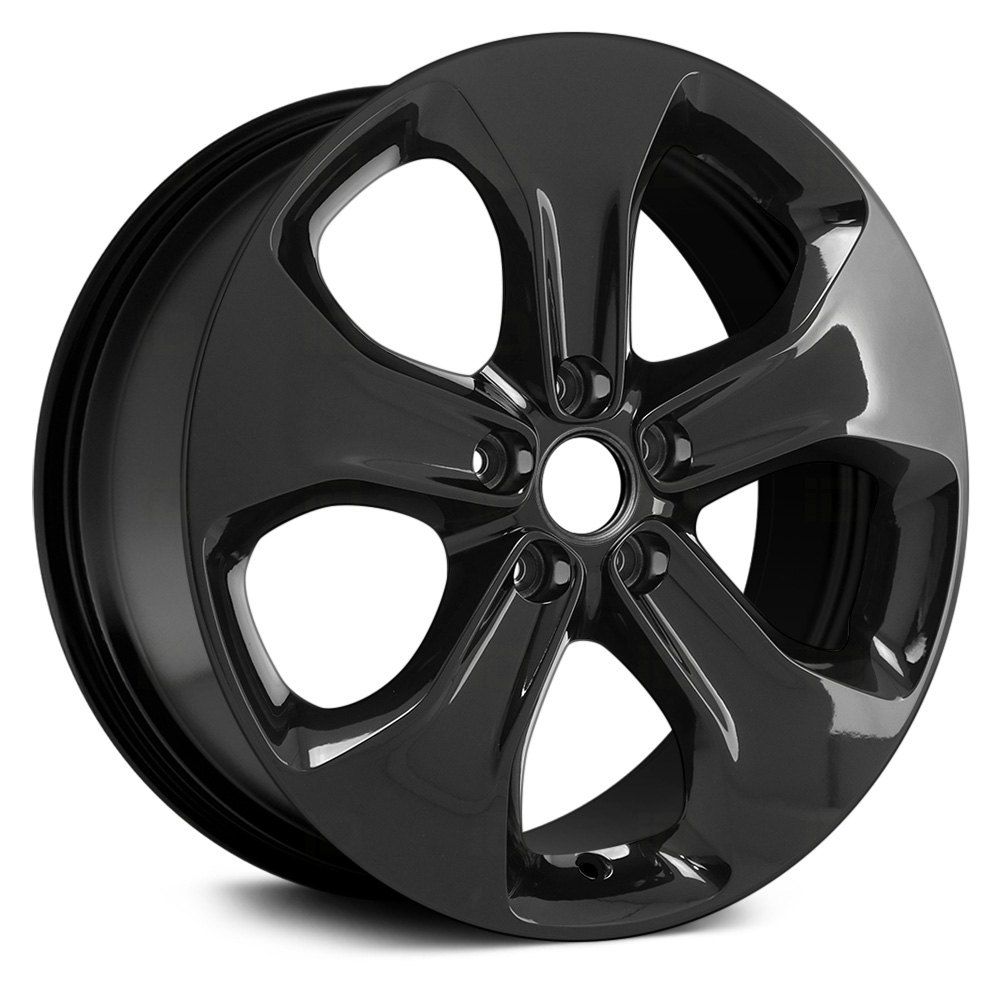 Replace® ALYJG018A45 - 5-Spoke Black 18x7 Alloy Factory Wheel ...