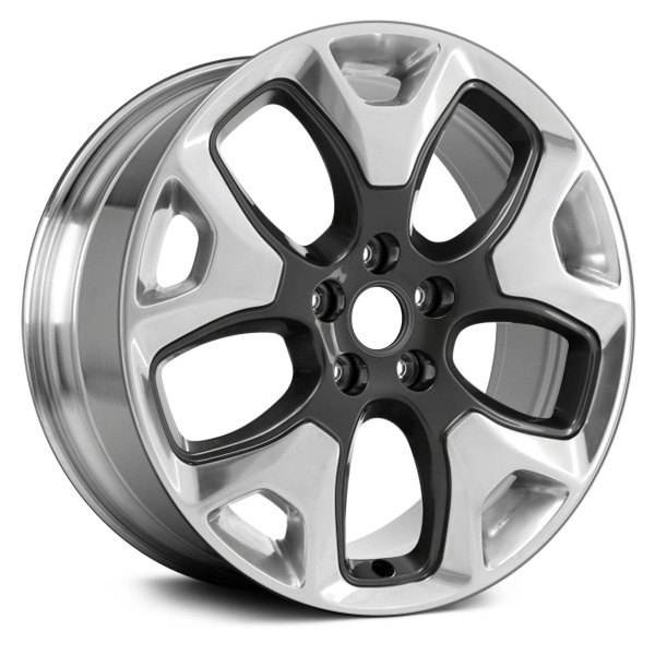 Replace® ALYJF071U90 - 5 Y-Spoke Polished and Dark Charcoal Metallic ...