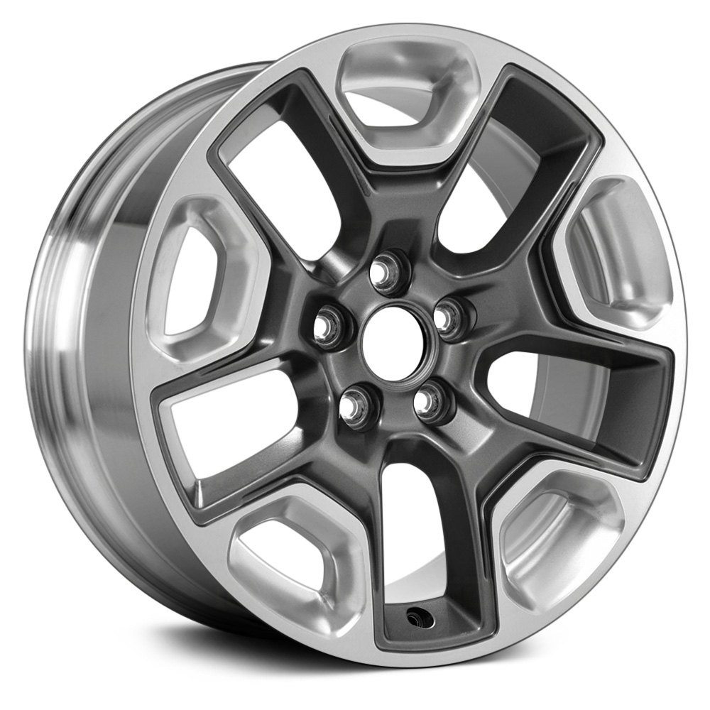 Replace® ALYJG011U90 - 5 Y-Spoke Polished and Charcoal Metallic 17x7.5 ...