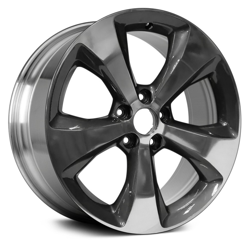 Replace® ALYJG022U90 - 5-Spoke Polished and Dark Charcoal Metallic ...